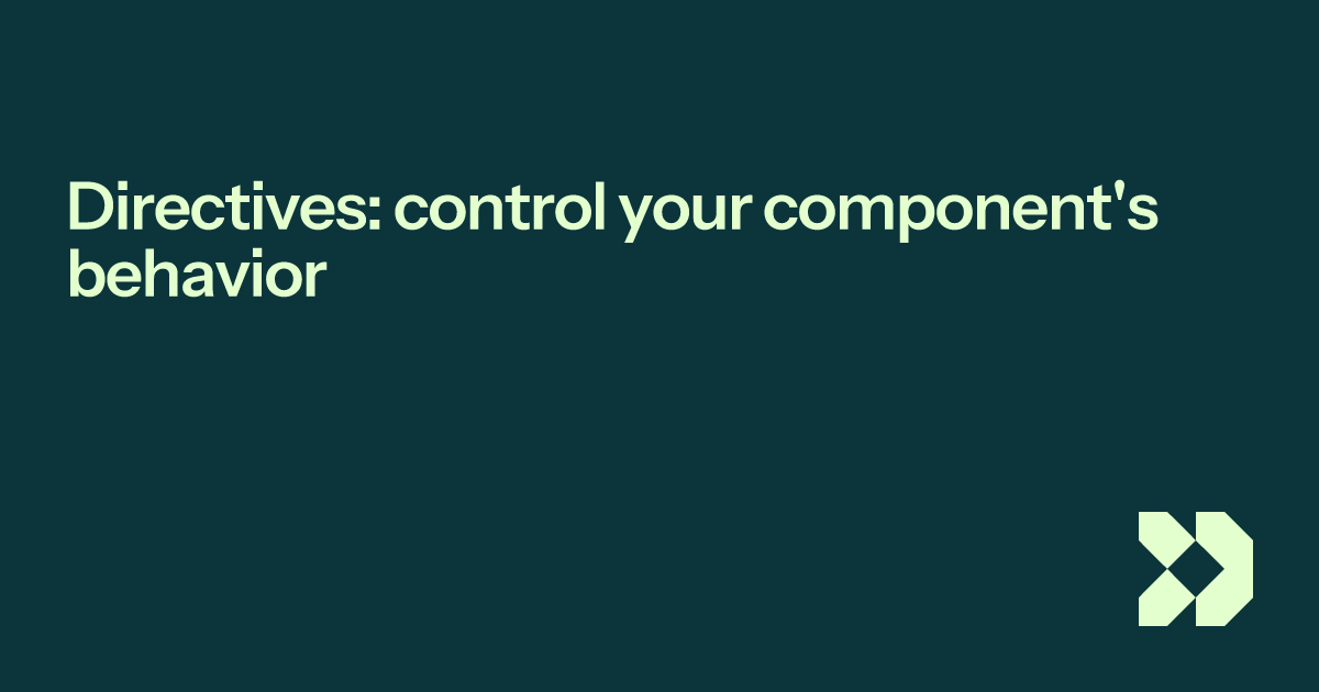 Add Conditionals And Directives Docs